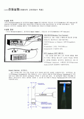 고유진동수 실험보고서-1페이지