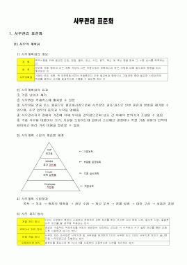 사무관리 표준화-1페이지