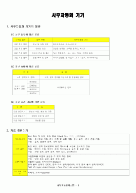 사무자동화 기기-1페이지