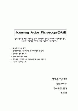 [공학기술]scanning probe microscopy (SPM)-1페이지