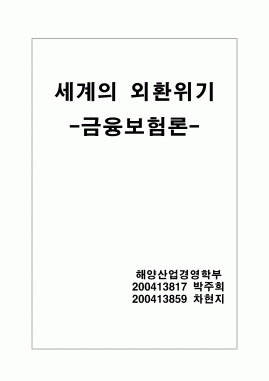 세계의 외환위기-1페이지