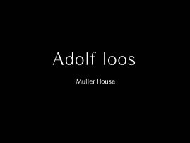 Adolf loos-Muller House-1페이지