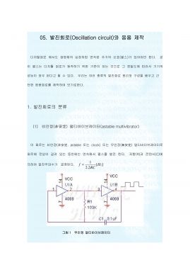 05. 발진회로와 응용 제작-1페이지