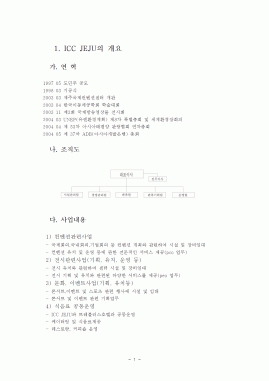 제주 icc 컨벤션센터 개요-1페이지