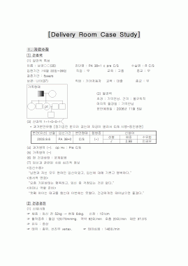 제왕절개 분만 케이스-1페이지