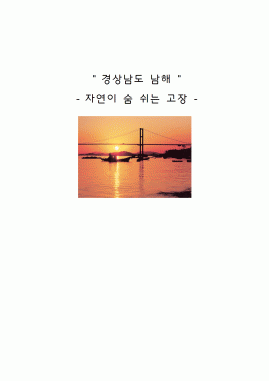 남해 답사 보고서-1페이지