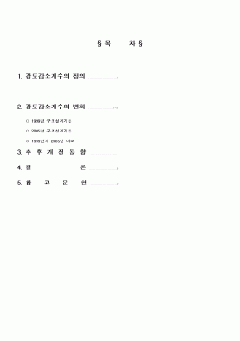 건축구조시스템, 강도감소계수의 정의, 번화, 추후방향-1페이지