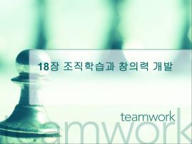 (조직행동론)18장 조직학습과 창의력 개발-1페이지