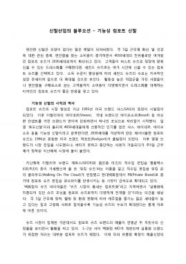 기능성 컴포트신발의 블루오션과 브랜드별 향후 시장전망 -1페이지