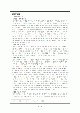 교원평가제 정책 형성과정-1페이지