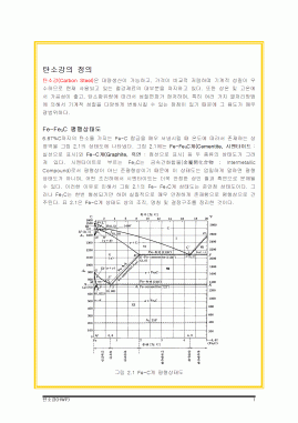 (재료공학)탄소강과 FE계 상태도-1페이지