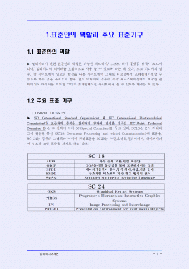 멀티미디어 데이터 압축 기술의 종류에 관한 보고서-1페이지