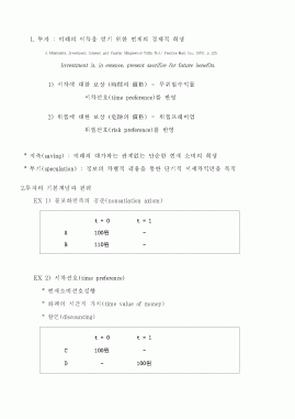 투자의 기초개념-1페이지