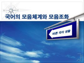 국어교육학 - 국어의 모음체계와 모음조화-1페이지