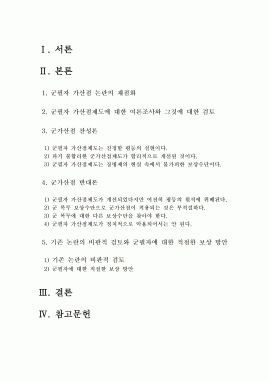 [군가산점제도]군필자가산점제도(군가산점제)에 대한 찬반입장과 해결방안 -군필자가산점제도, 군가산점제도, 군가산점제- -1페이지