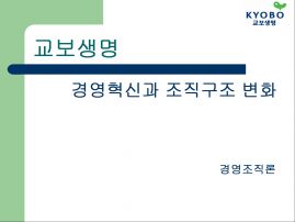 교보생명의 경영혁신과 조직구조 변화-1페이지