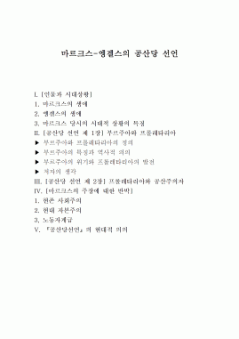 마르크스-엥겔스의 공산당 선언-1페이지