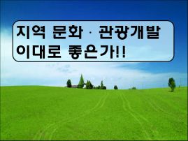 지역문화관광개발-1페이지