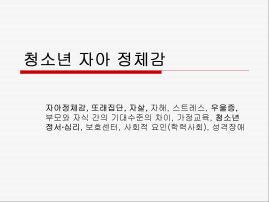 청소년 자아정체감 문제에 대해서-1페이지