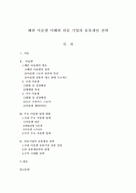 패션 아울렛 이해와 의류 기업의 유통채널 전략-1페이지