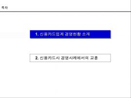 신용카드사 경영 실패 사례에서 나오는 교훈-1페이지