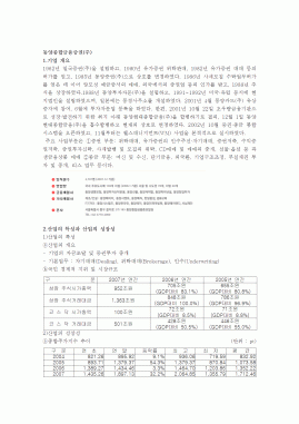 동양종합금융증권 기업분석과 SWOT분석-1페이지