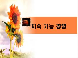 지속가능경영의 필요성-1페이지