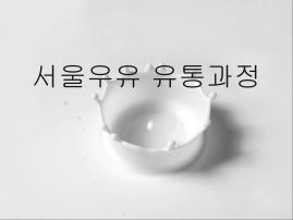 서울우유의 유통과정 - 판매전략-1페이지