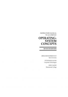 Operating System Concept 7th (공룡책) 연습문제 -1페이지