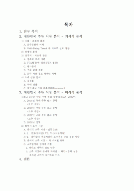 주류시장분석(소주시장중심)-1페이지