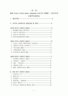 사회복지 발달에 따른 이론체계-1페이지