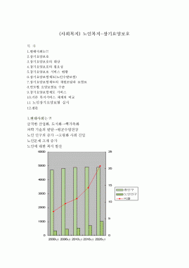 노인장기요양법의 의제설정 및 정책입안단계를 조사-1페이지