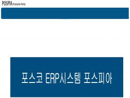 포스코 ERP시스템 포스피아-1페이지