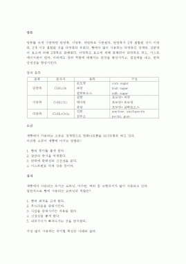 당류에 대하여-1페이지