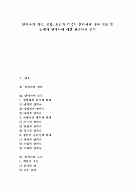 [안락사][생명][죽음][생명윤리][생명의료윤리][각국의 안락사에 대한 법률]안락사의 의미, 안락사의 분류, 안락사의 요건과 각국의 안락사에 대한 법률 및 안락사 논쟁과 안락사에 대한 찬반양론 분석-1페이지