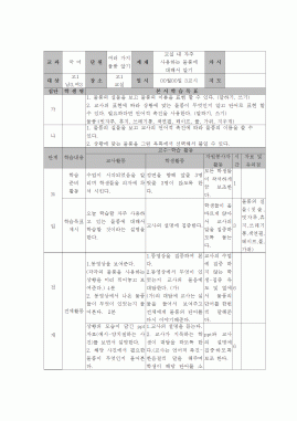 특수학교 국어과 지도안-1페이지