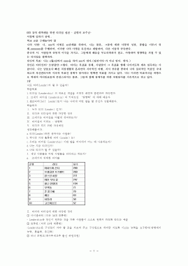 OCU 대학생을 위한 리더십 실천 A+보장 완전정리!, 사용방법과 팁 문서내 있음-1페이지