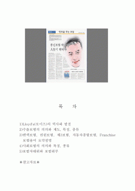 제주대학교 무역과보험,보험론 레포트-1페이지