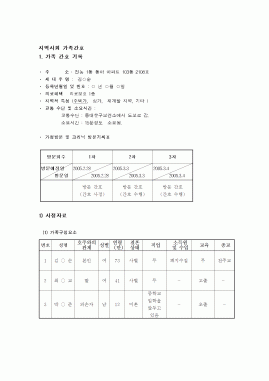 지역사회 간호학) 고위험 가족 방문간호 리포트-1페이지