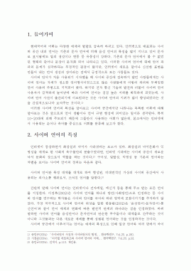 인터넷에서 사용되는 은어, 속어의 유형-1페이지