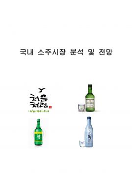 국내 소주시장 분석 -1페이지