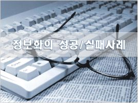 정보화의 성공사례와 실패사례-1페이지