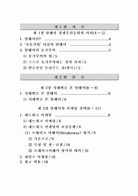 암웨이의 경쟁 우선순위-1페이지