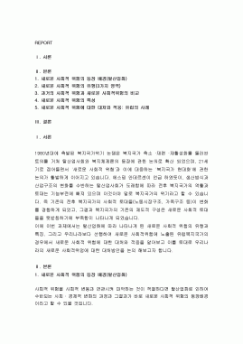 복지국가론- 사회적 위험의 변화와 대응방안-1페이지