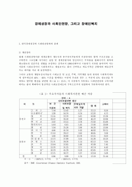 경제성장과 사회안전망의 실태 및 빈곤층에 대한 고찰-1페이지