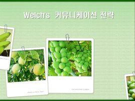 [마케팅]구매력 강화를 위한 웰치스(Welchs) 커뮤니케이션전략-1페이지