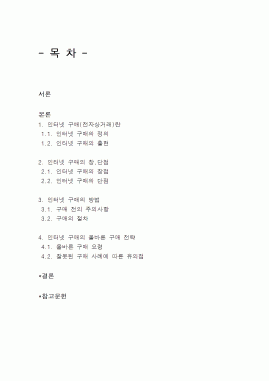 인터넷 구매의 방법 및 전략-1페이지