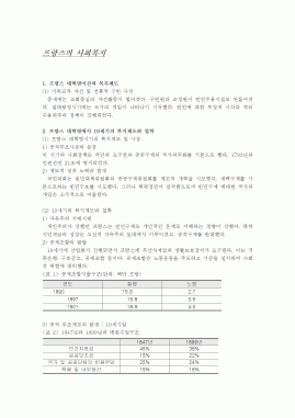 프랑스의 사회복지정책-1페이지