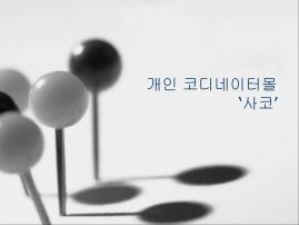 개인코디네이터몰 사업계획서-1페이지