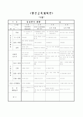 유치원 월간교육계획안-1페이지